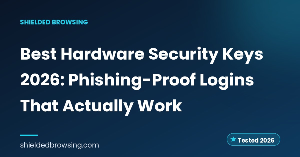 Best Hardware Security Keys 2026: Phishing-Proof Logins That Actually ...